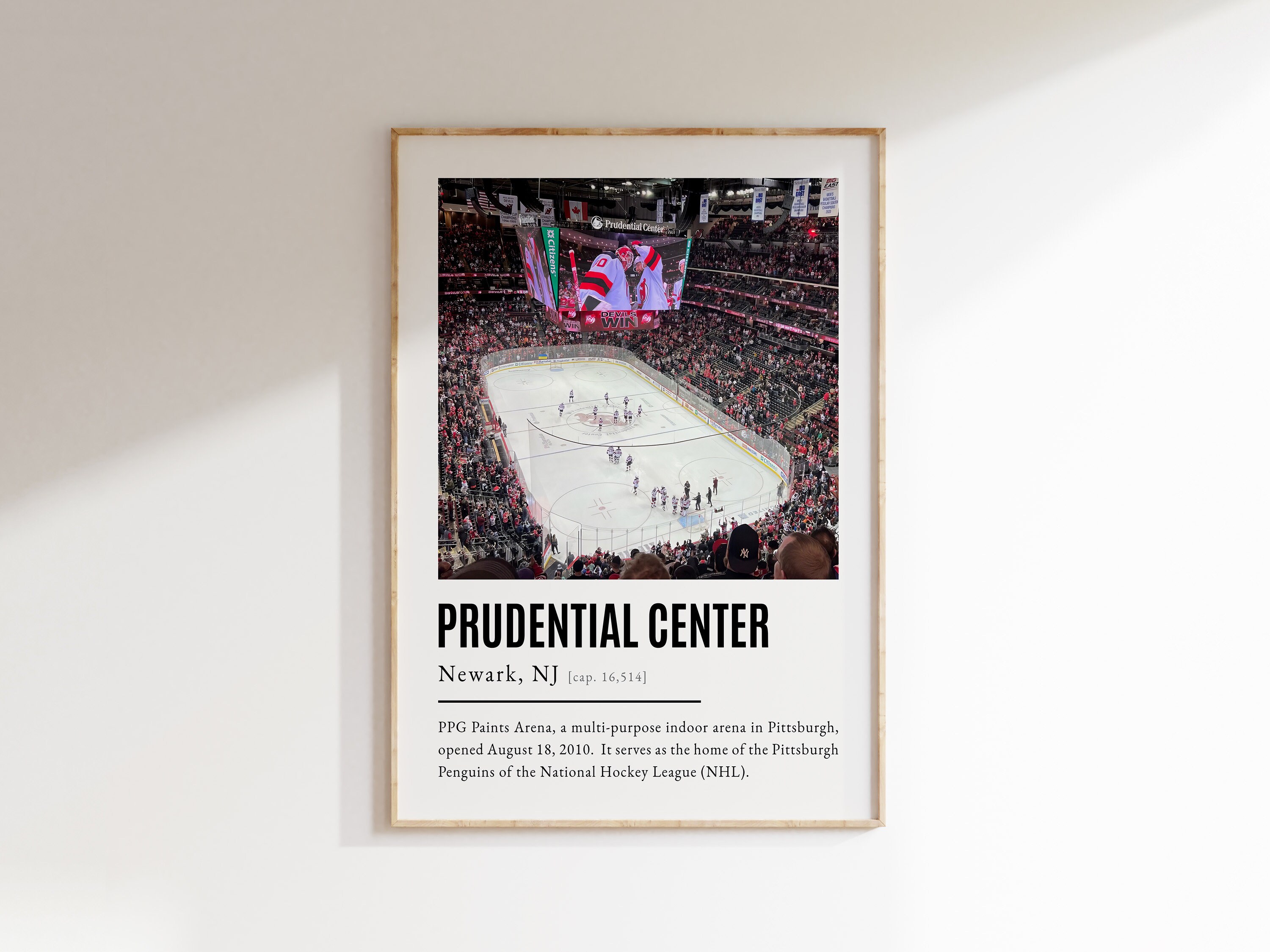 Prudential Center Poster/canvas Seat View New Jersey Devils - Etsy