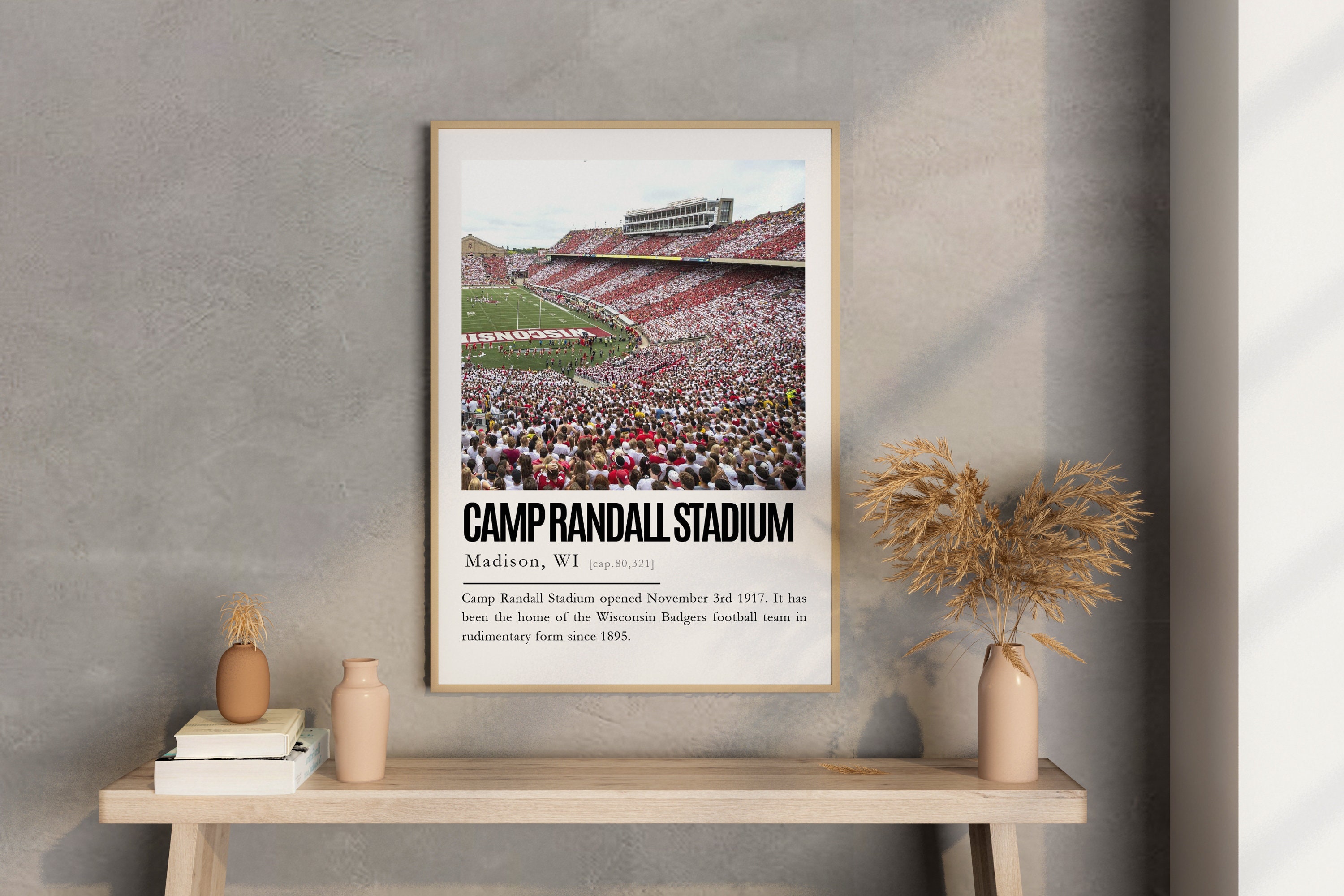 Camp Randall Stadium Poster/canvas View From Seat University - Etsy