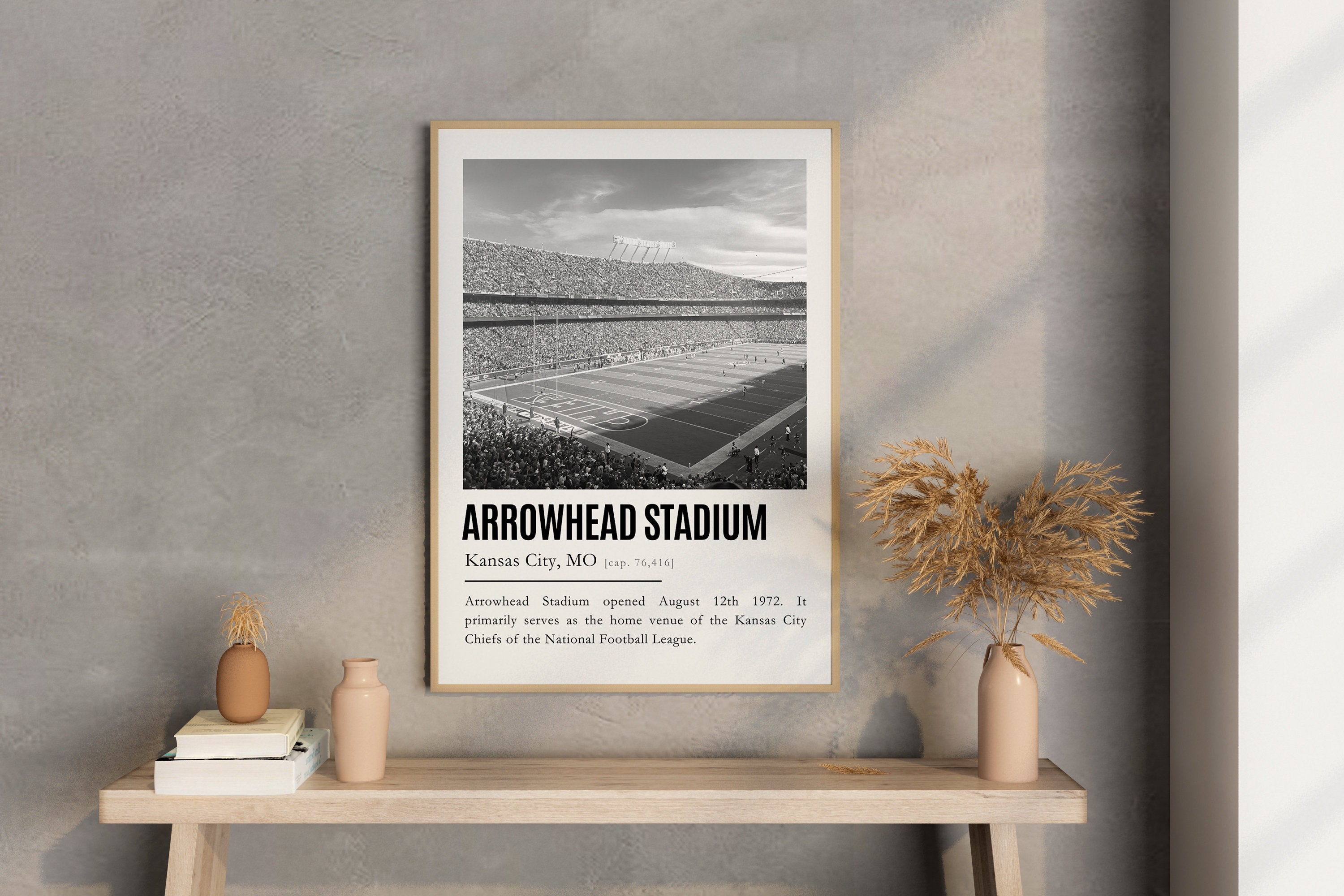 Arrowhead Stadium Poster Kansas City Chiefs Stadium sold by Waterproof ...