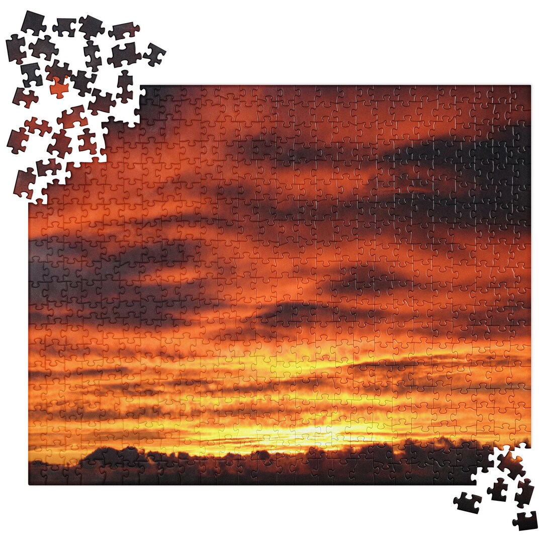 Sunset Beach Puzzle, Coastal Puzzle, Beach Scenery, Ocean Puzzle ...