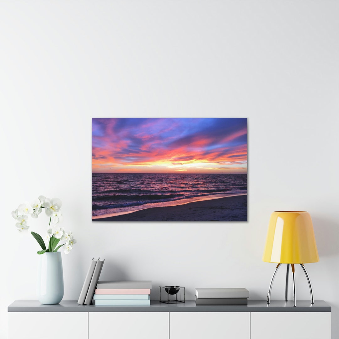 Sunset Sky, Digital Art, Sunset Art, Sky Art, Sunset Print, Landscape ...