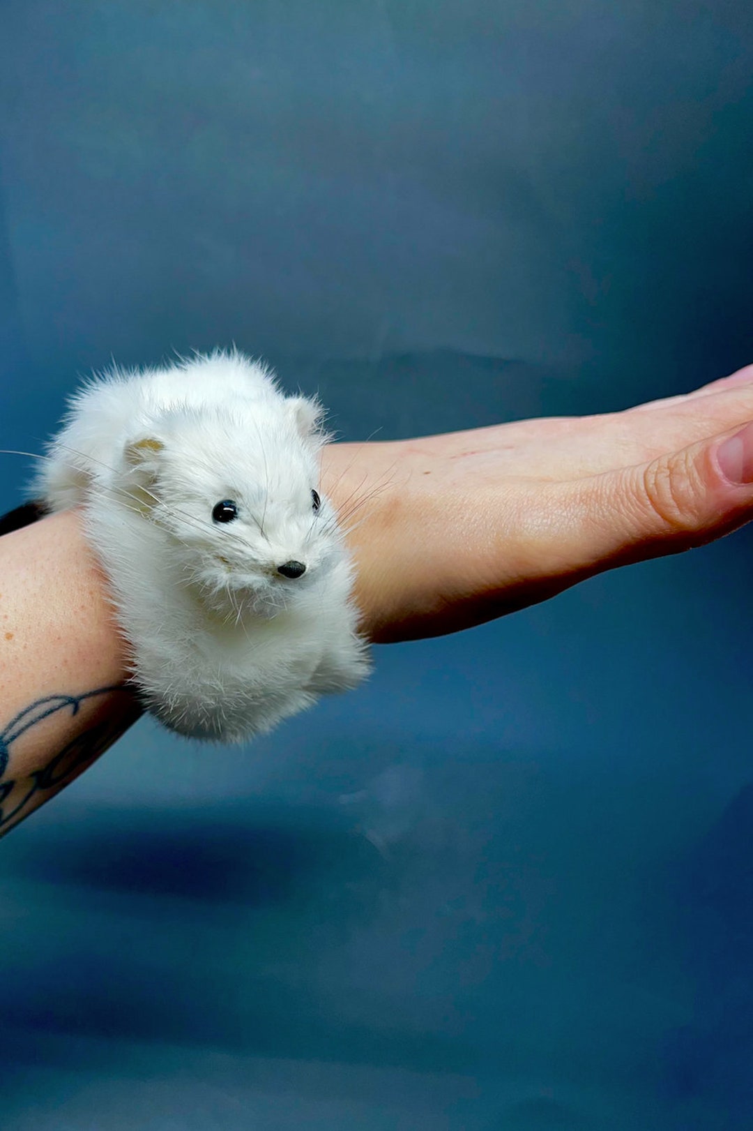 Ermine Slapping Bracelet - Unique Handmade Gift, Real Alaska Ermine Fur ...