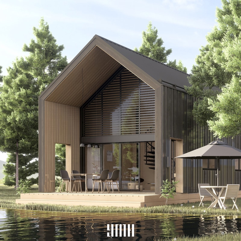 2 Story Country House - Etsy