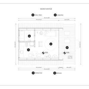 Two Storey Triangular Tiny House, A Frame Cabin Plan, 1 Bed, 1 Bath, 1 ...