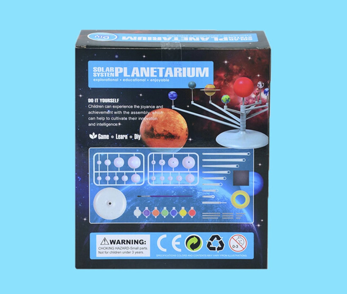 Diy Nine Planets of the Solar System Model Science Experiment Material ...