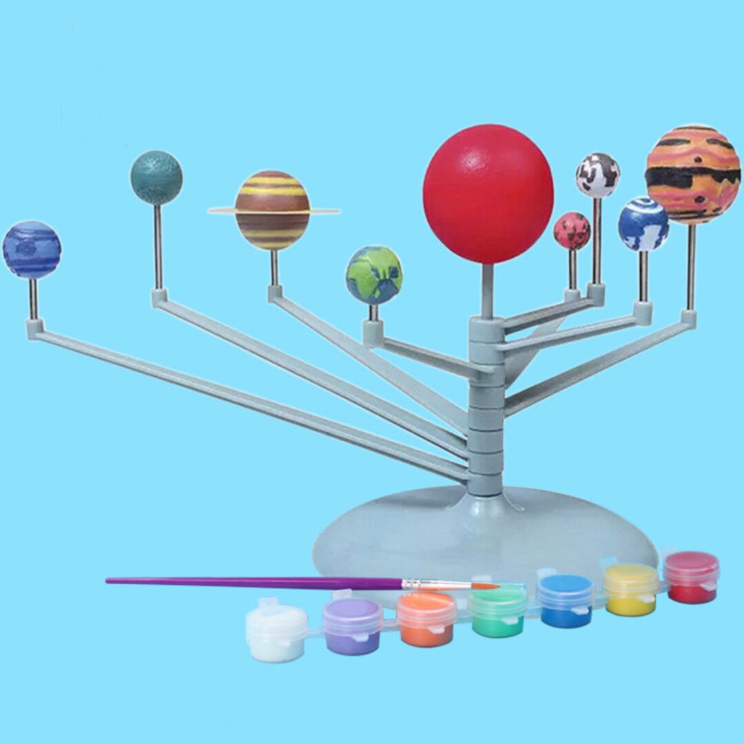 Diy Nine Planets of the Solar System Model Science Experiment Material ...