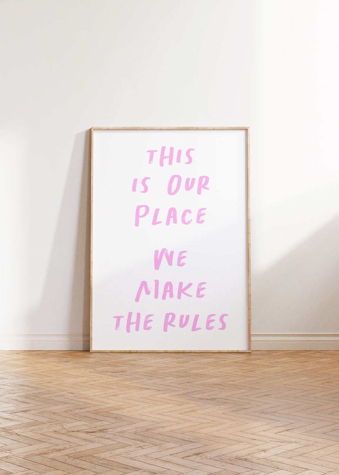 Cute Taylor Lyrics Printable Poster | Pink Handwritten Quote | Preppy ...