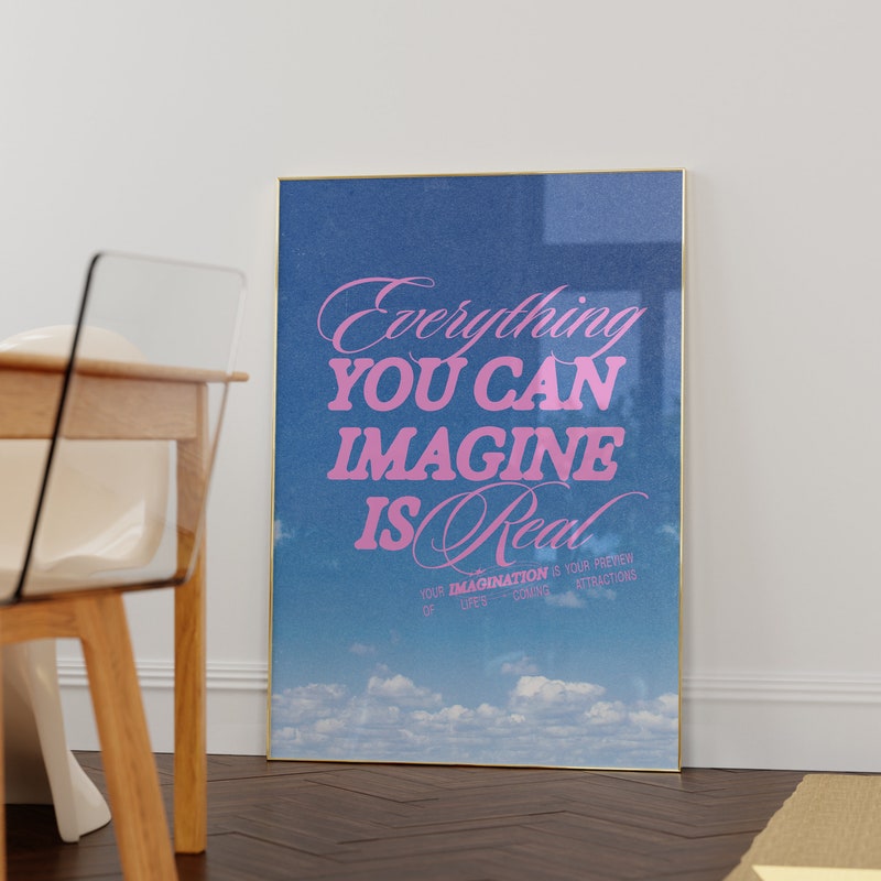 Imagine is Real - Etsy