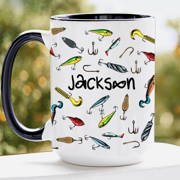 Fishing Lure Mug - Etsy
