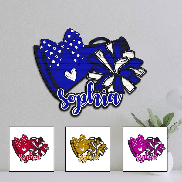Cheerleader Door Sign - Etsy