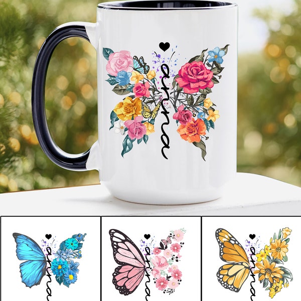 Butterfly Coffee Mug - Etsy