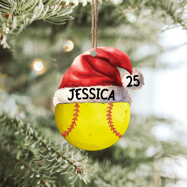 Softball Christmas - Etsy