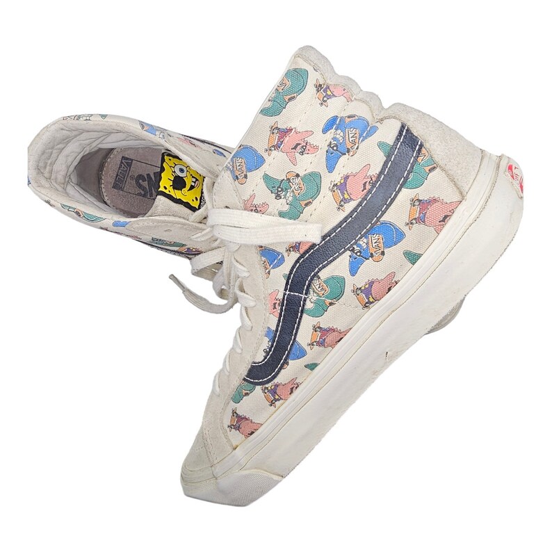 VANS Spongebob Hi Tops Collab Men's Size 10 - Etsy