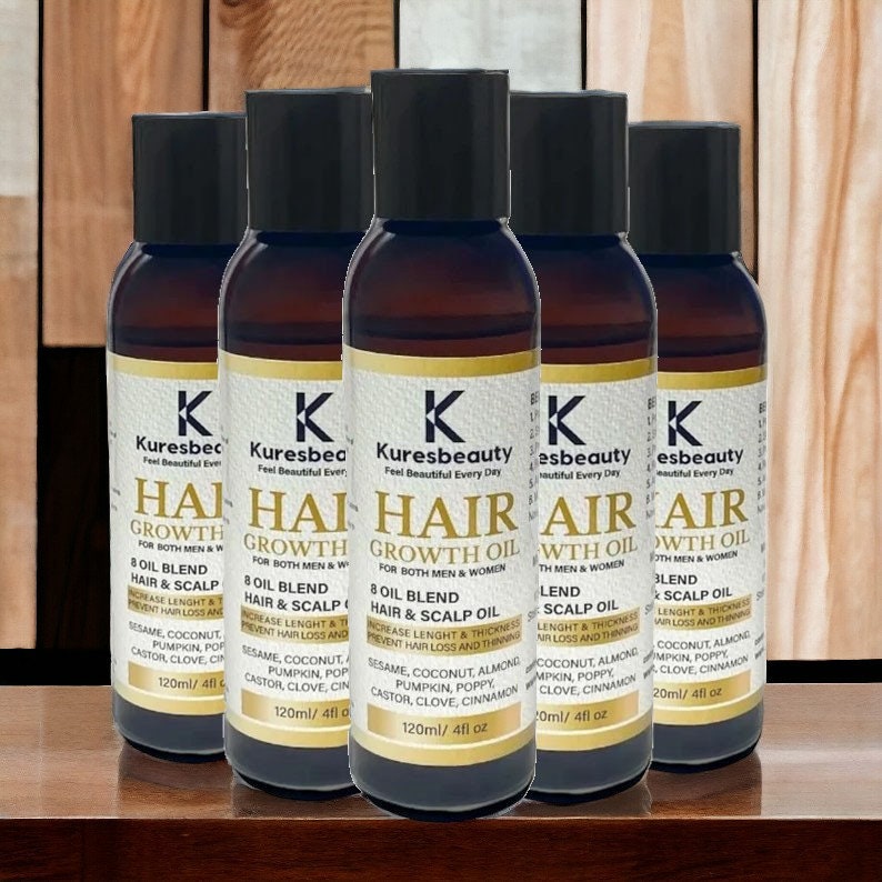 Kures Beauty Extra Strength Hair Growth Oil | Hair Oil for Hair ...