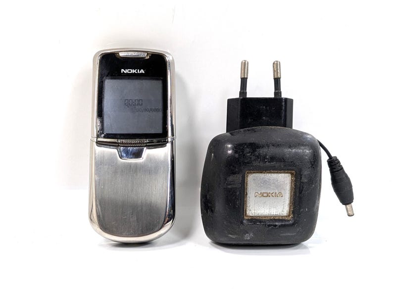 Vintage Nokia 8800 Classic Slider Phone: Stainless Steel, Made in ...