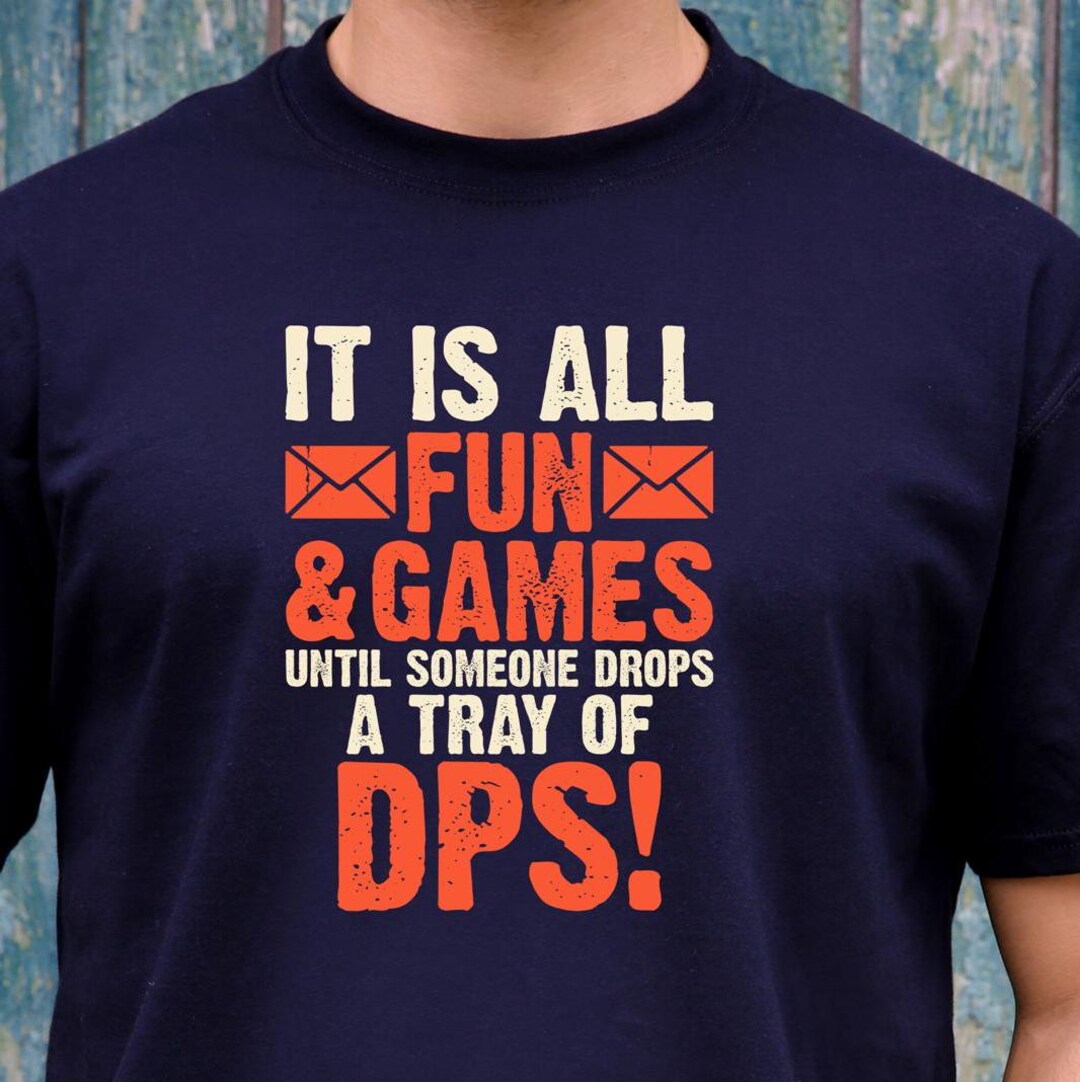 USPS Funny DPS Tray T-shirt Rural Carrier, Postal Worker, Post Office ...