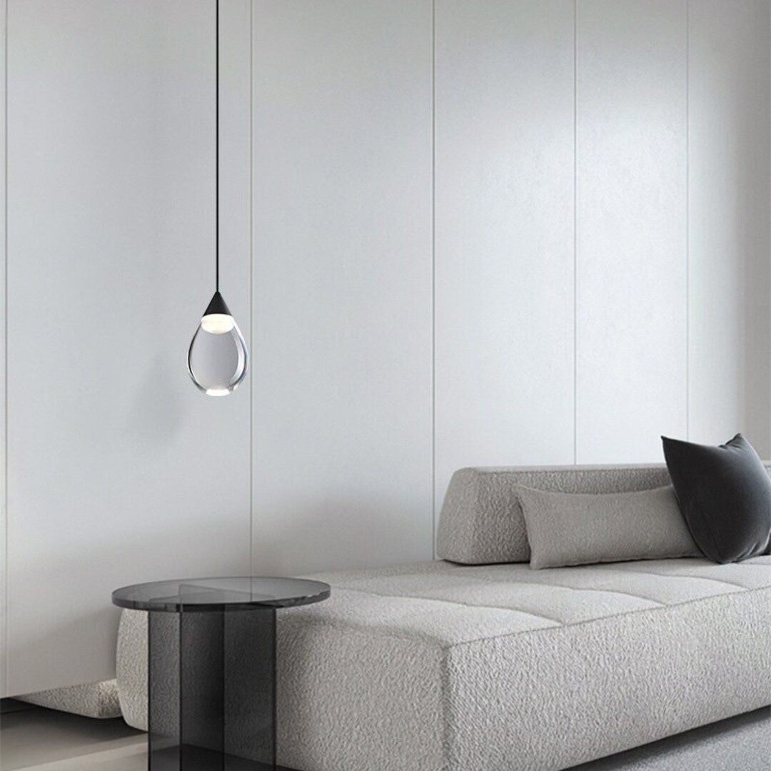 Pendant Light Creative Raindrops Glass Handmade Pendant - Etsy