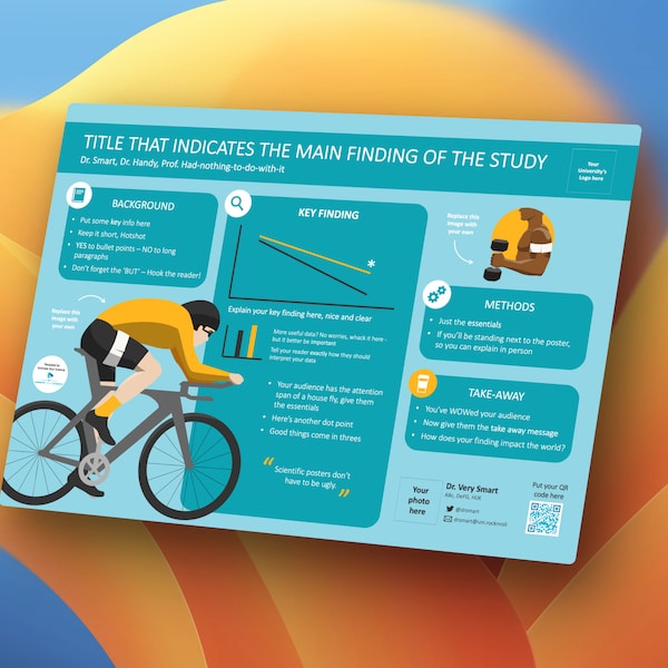 Scientific Research Poster Template - Etsy