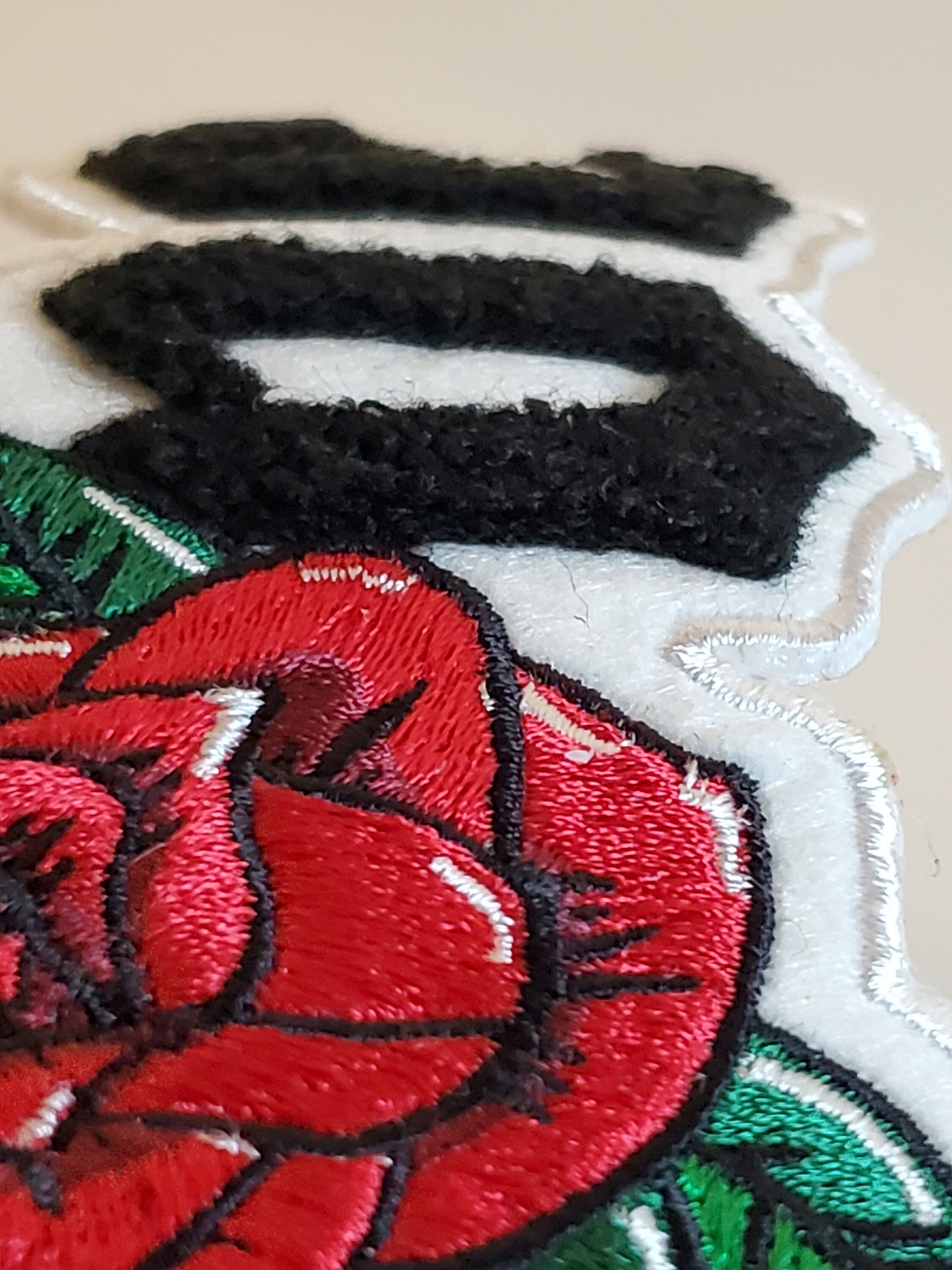 Love Rose Iron on Patch - Etsy