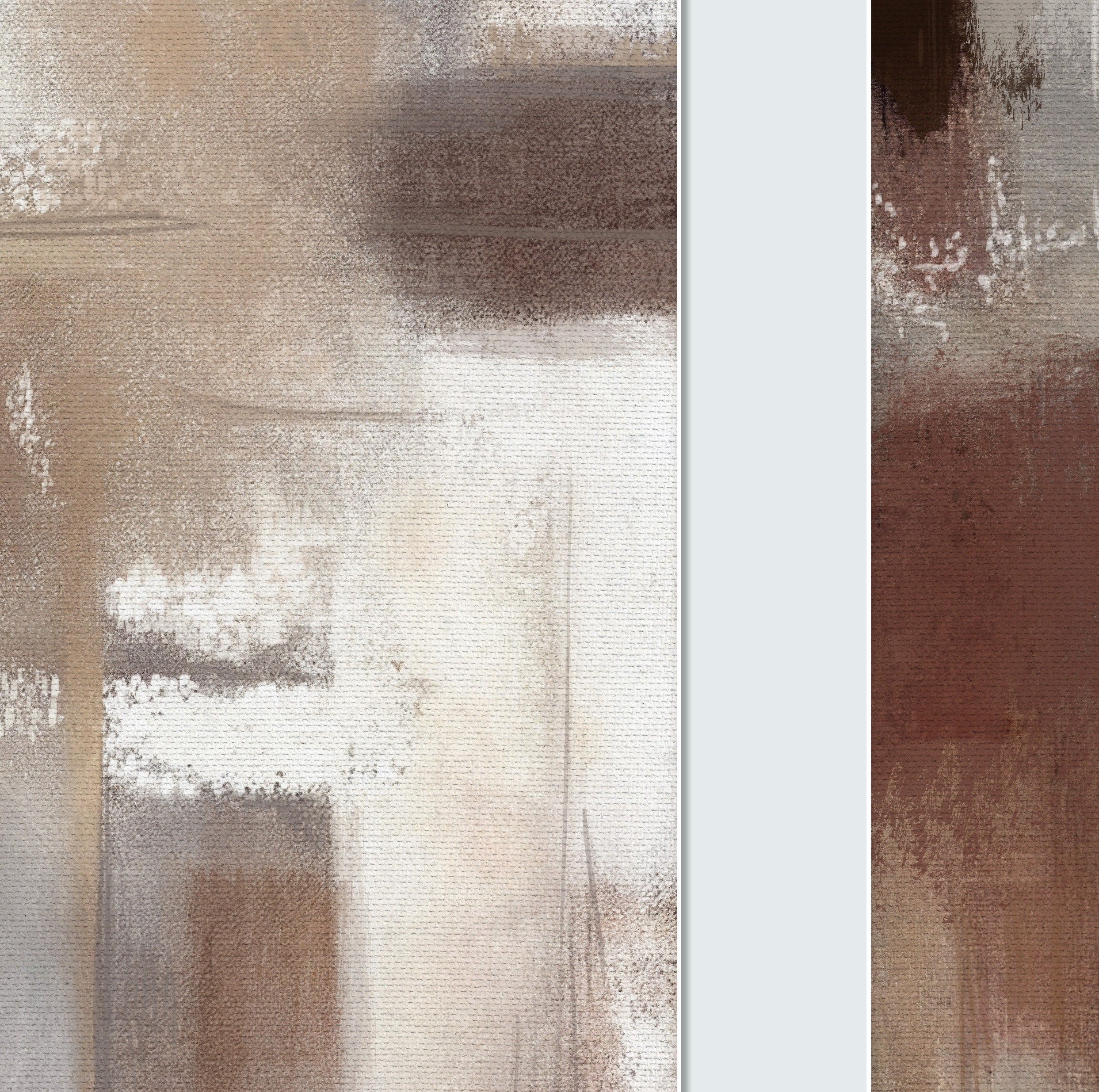 Minimalist Neutral Abstract Printable Wall Art Set of 3. Pastel Nordic ...