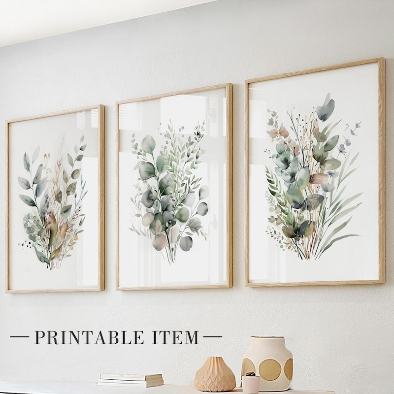 Eucalyptus Wall Art - Etsy