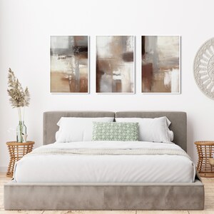 Minimalist Neutral Abstract Printable Wall Art Set of 3. - Etsy