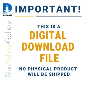 Printable Navy Blue Mid Century Modern Wall Art Set of 3 Print ...