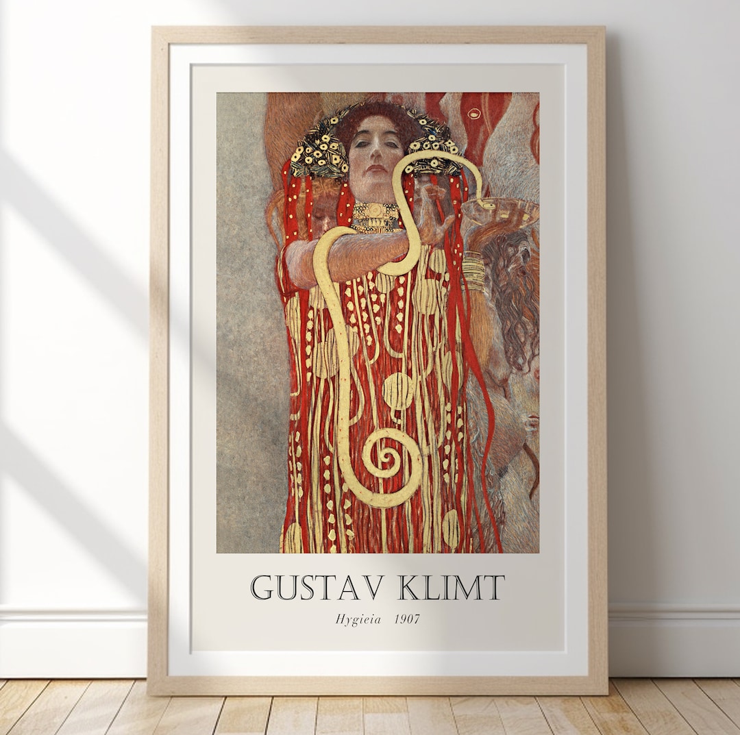 Gustav Klimt Print. Gustav Klimt Exhibition Poster Printable - Etsy