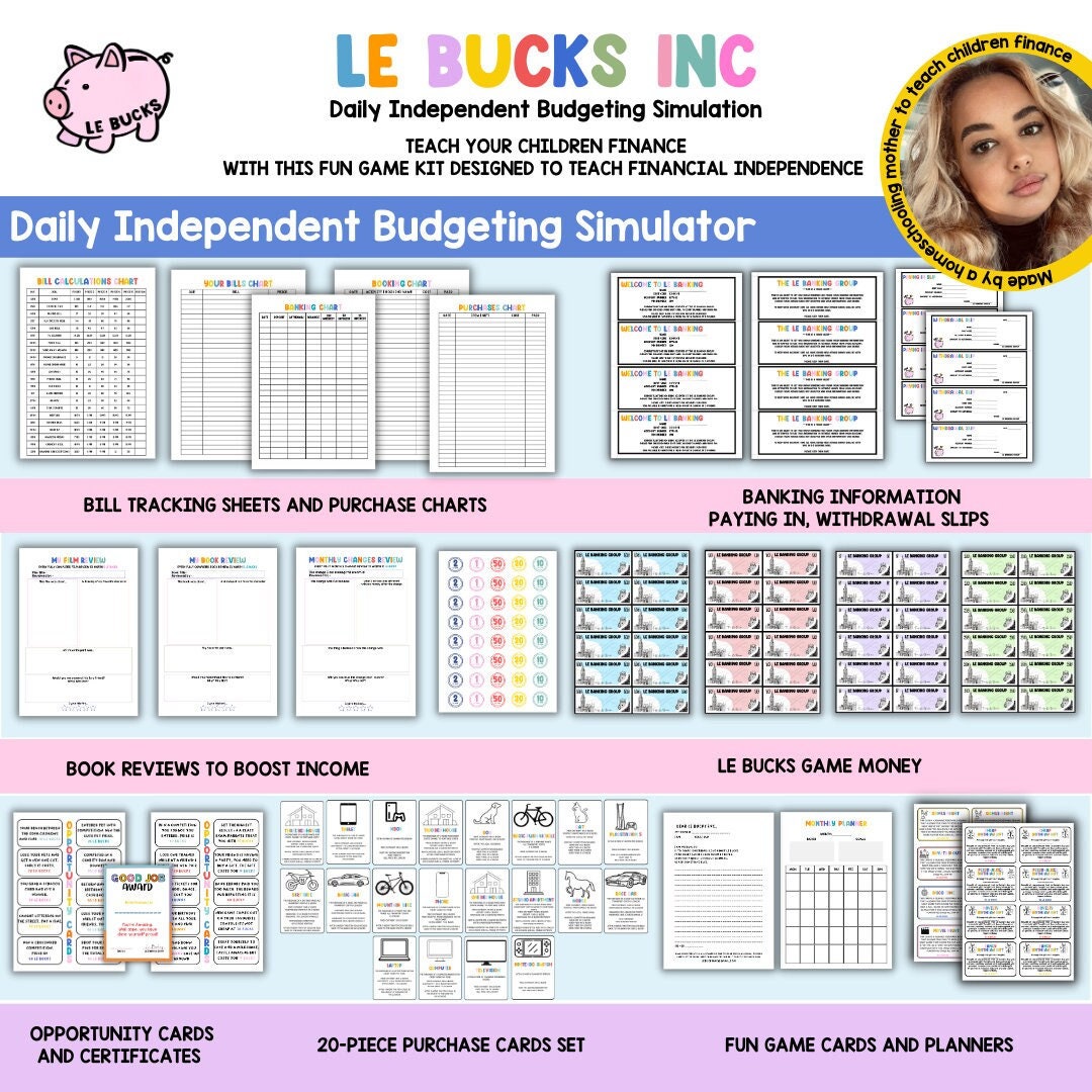 Children’s Money Management | Budgeting and Finance Game | Home ...