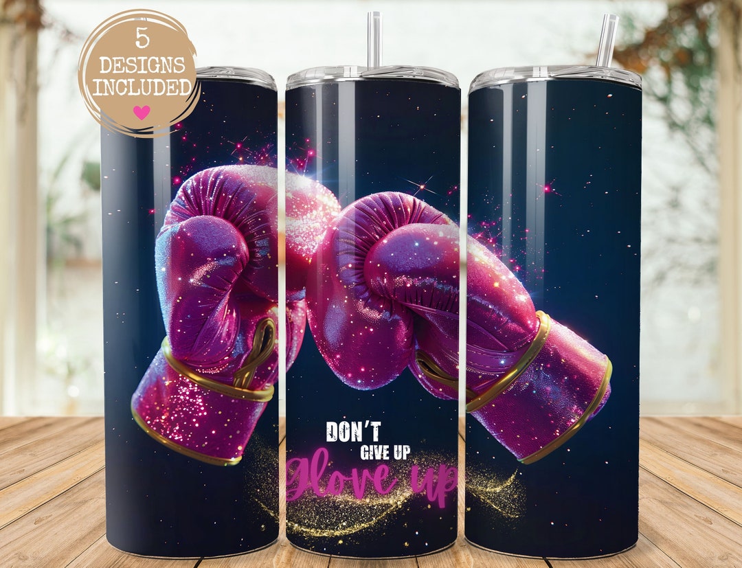 Pink Boxing Girl Tumbler Boxing Mom Gift Boxing Queen Boxing Mama ...