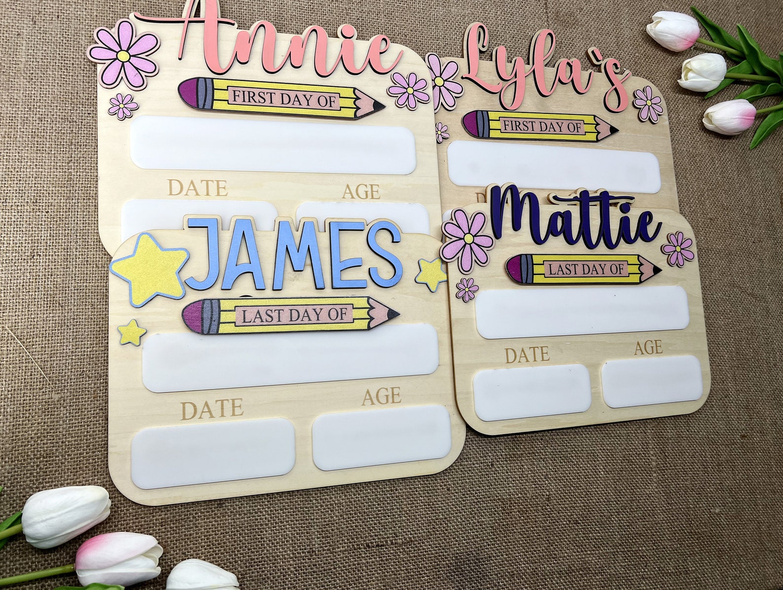 First Day of School Sign, Back to School Sign,personalized School Sign ...