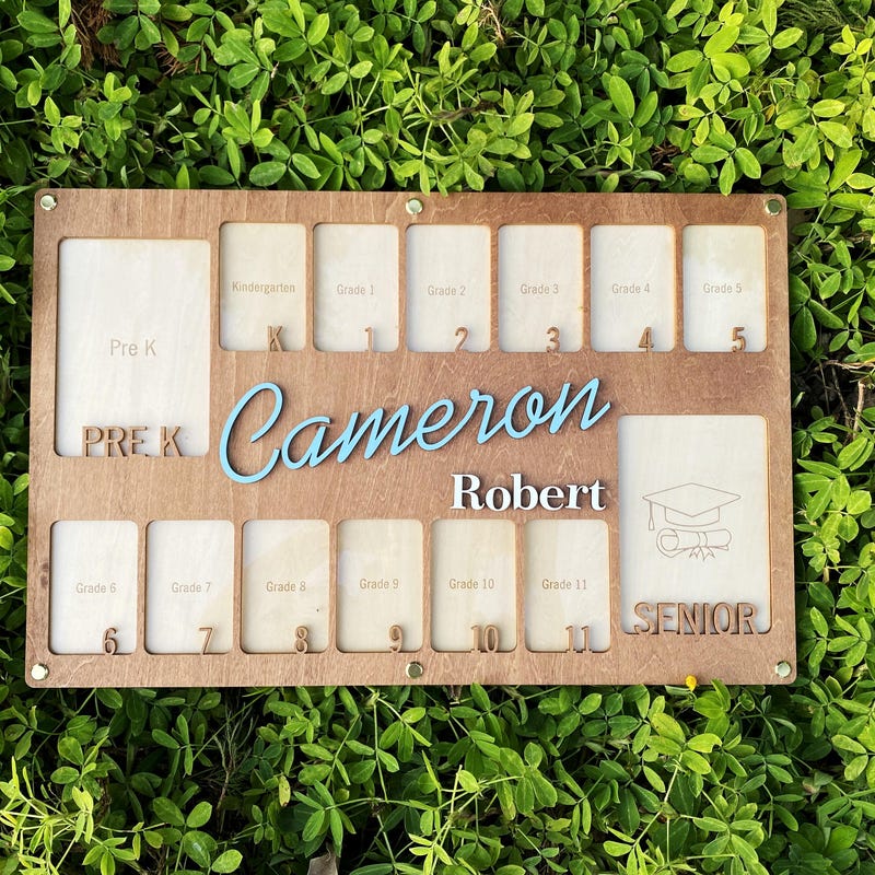 School Picture Frame - Etsy