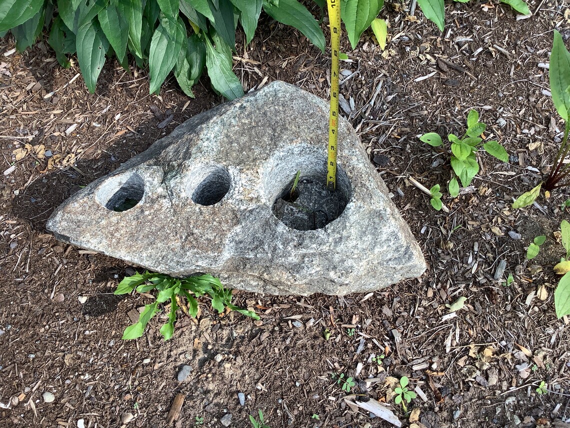 Natural Rock Planter With Drainage Holes - Etsy