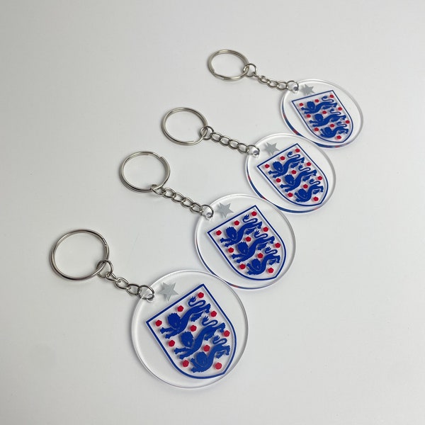 Acrylic Football Keyring - Etsy
