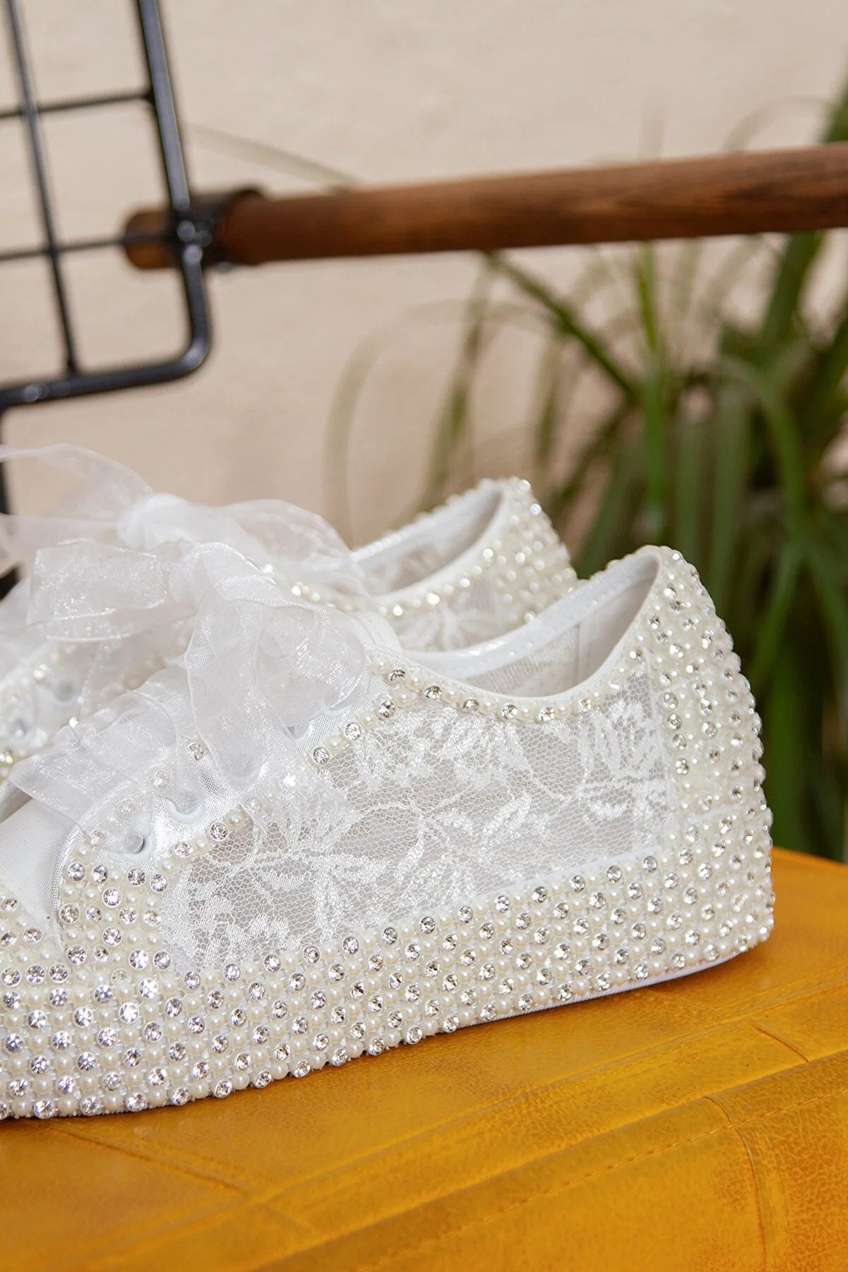Pearl Bridal Shoes,pearl Wedding Shoes,wedding Converse, Wedding Shoes ...