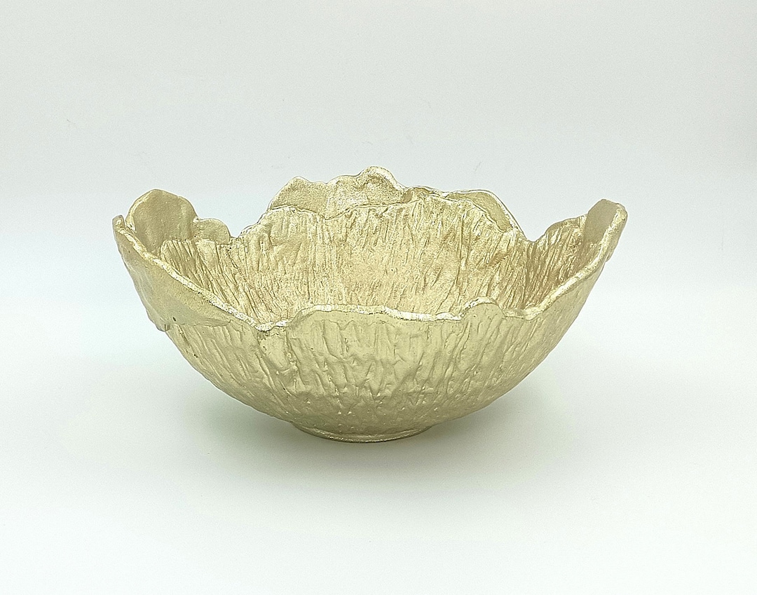 Cast Textured Bowl, Lava Bowl Inspired From Nature. Centerpiece, Coffee ...