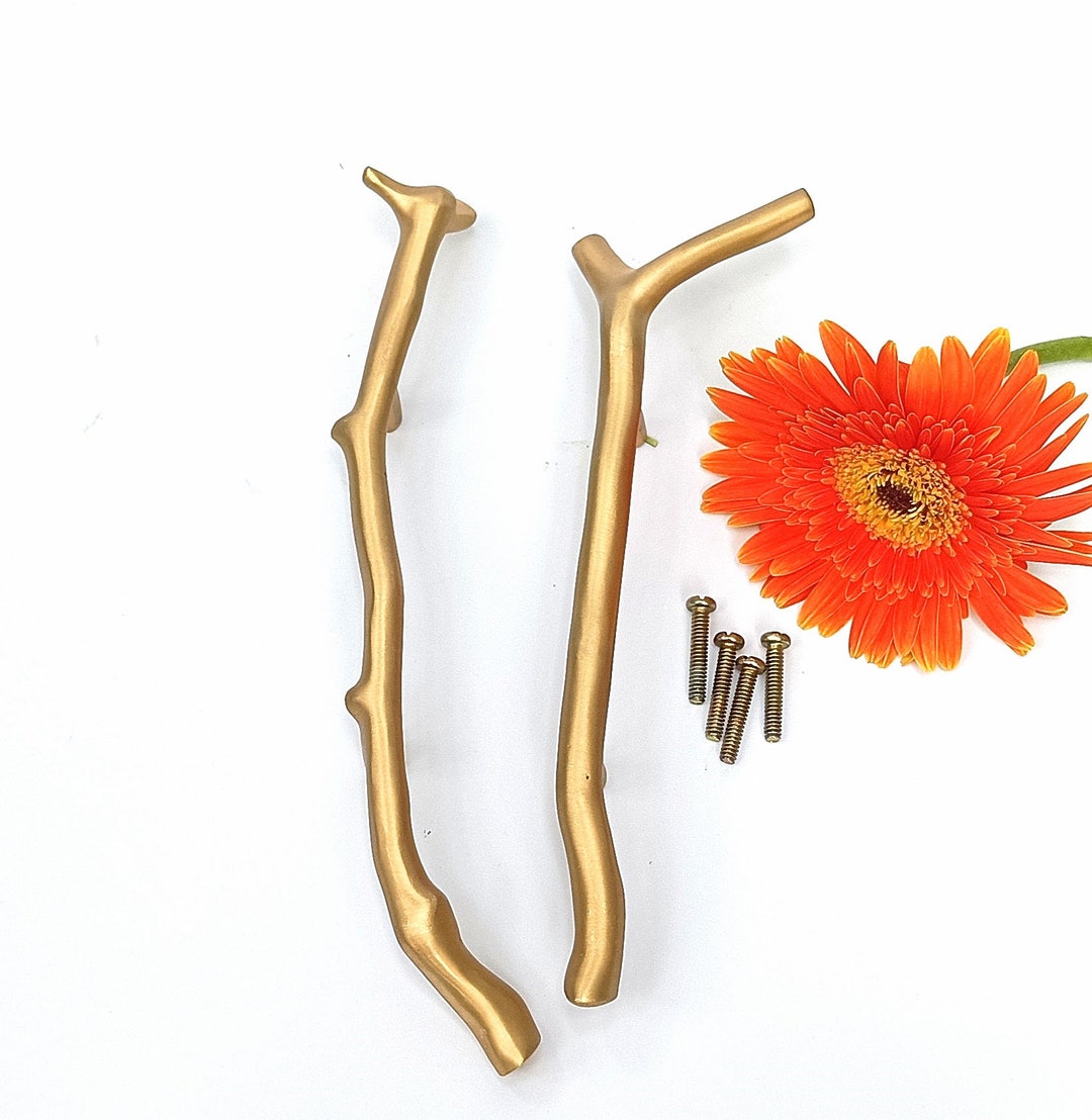 Cast Decorative Twigs Door Handles/pulls, Hardware for Home Furniture ...