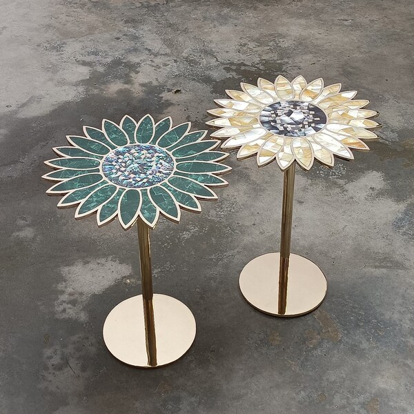 Sunflower End Table - Etsy