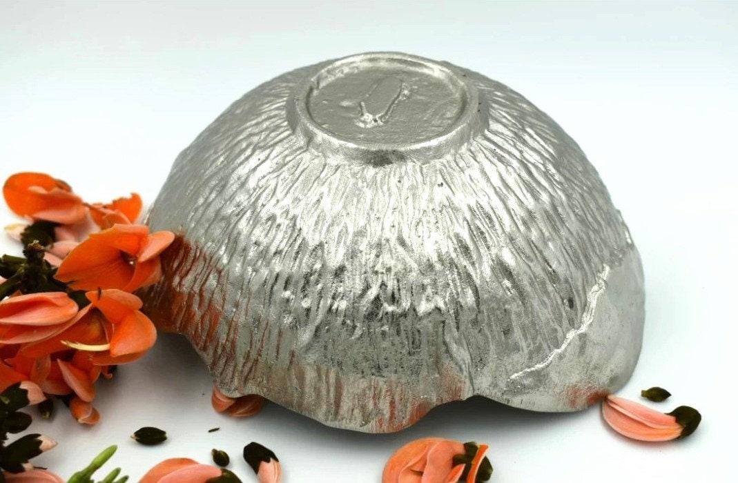 Cast Textured Bowl, Lava Bowl Inspired From Nature. Centerpiece, Coffee ...