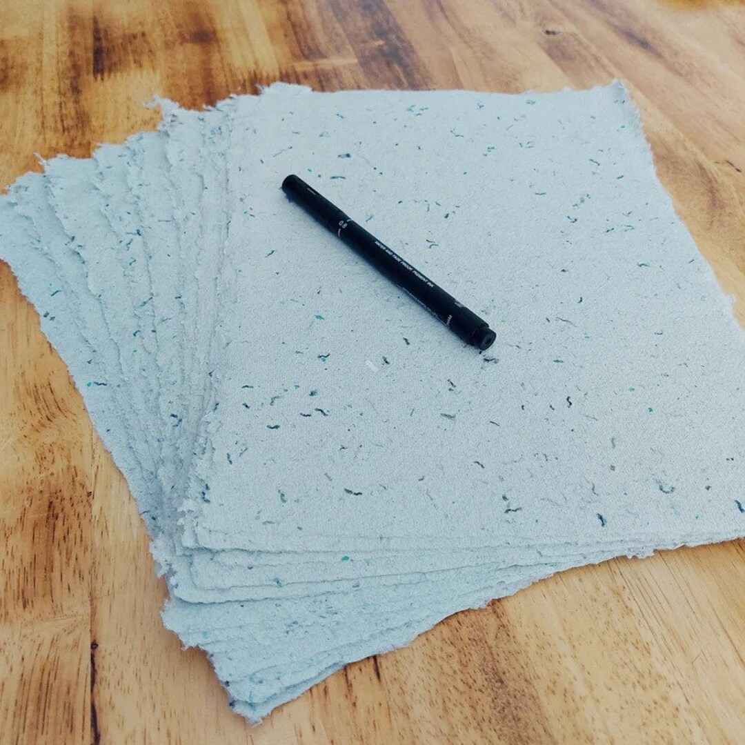 Craft Paper, A4 Size, Writing Paper, With Recycled Denim - Etsy