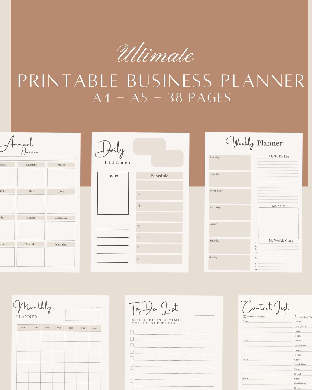 Digital Planner Premium Business Planner Digital Business Planner ...