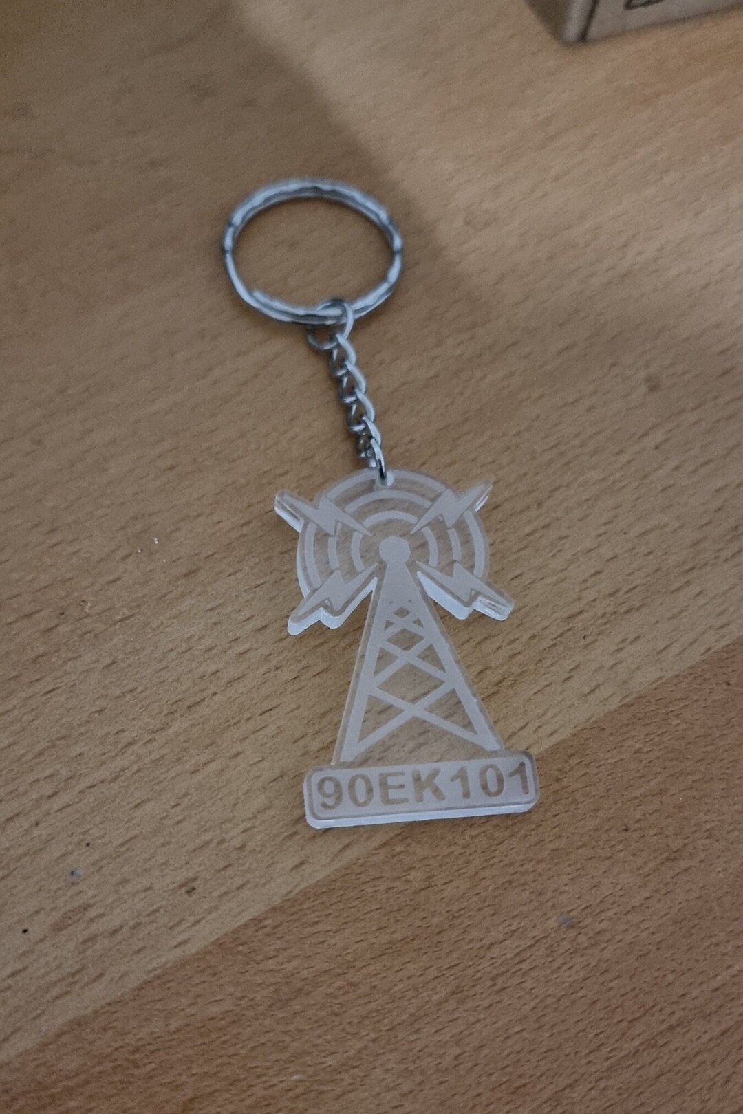 Clear Acrylic Keychain for HAM Radio Operators PERSONALIZED - Etsy