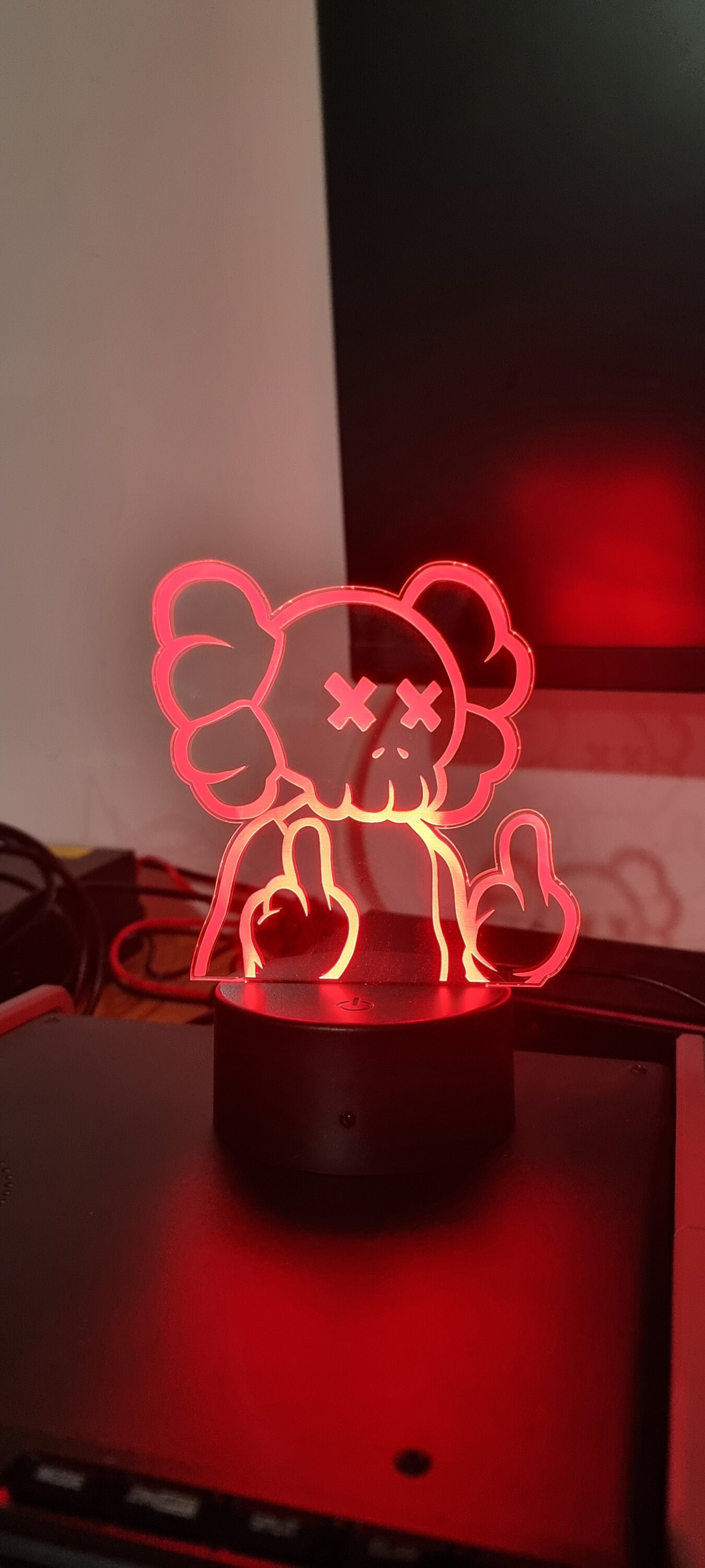 KAWS RGB LED Sign - Etsy