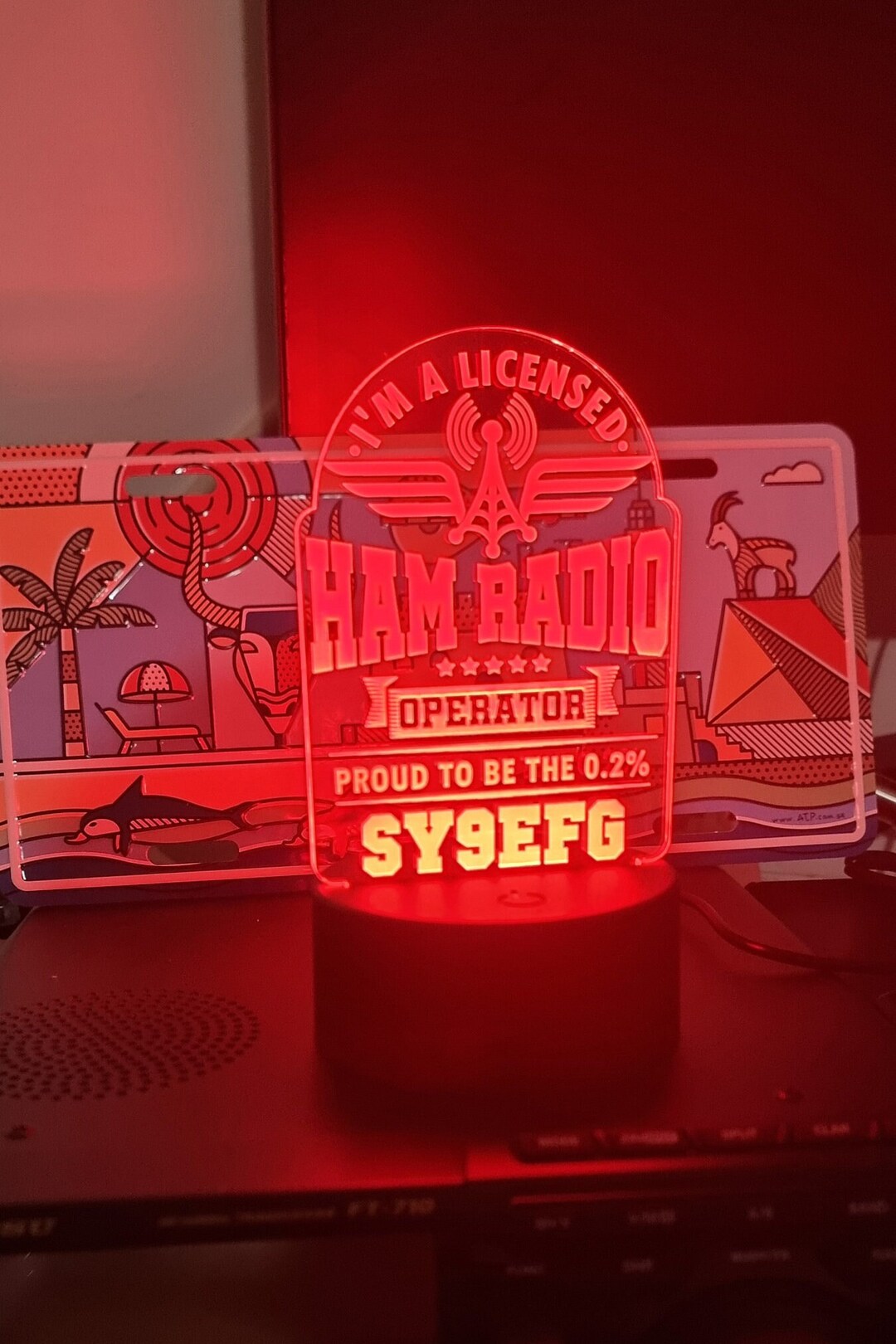 Proud Ham Operator Rgb LED Sign Personalized - Etsy