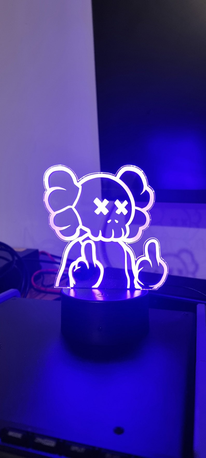 KAWS RGB LED Sign - Etsy