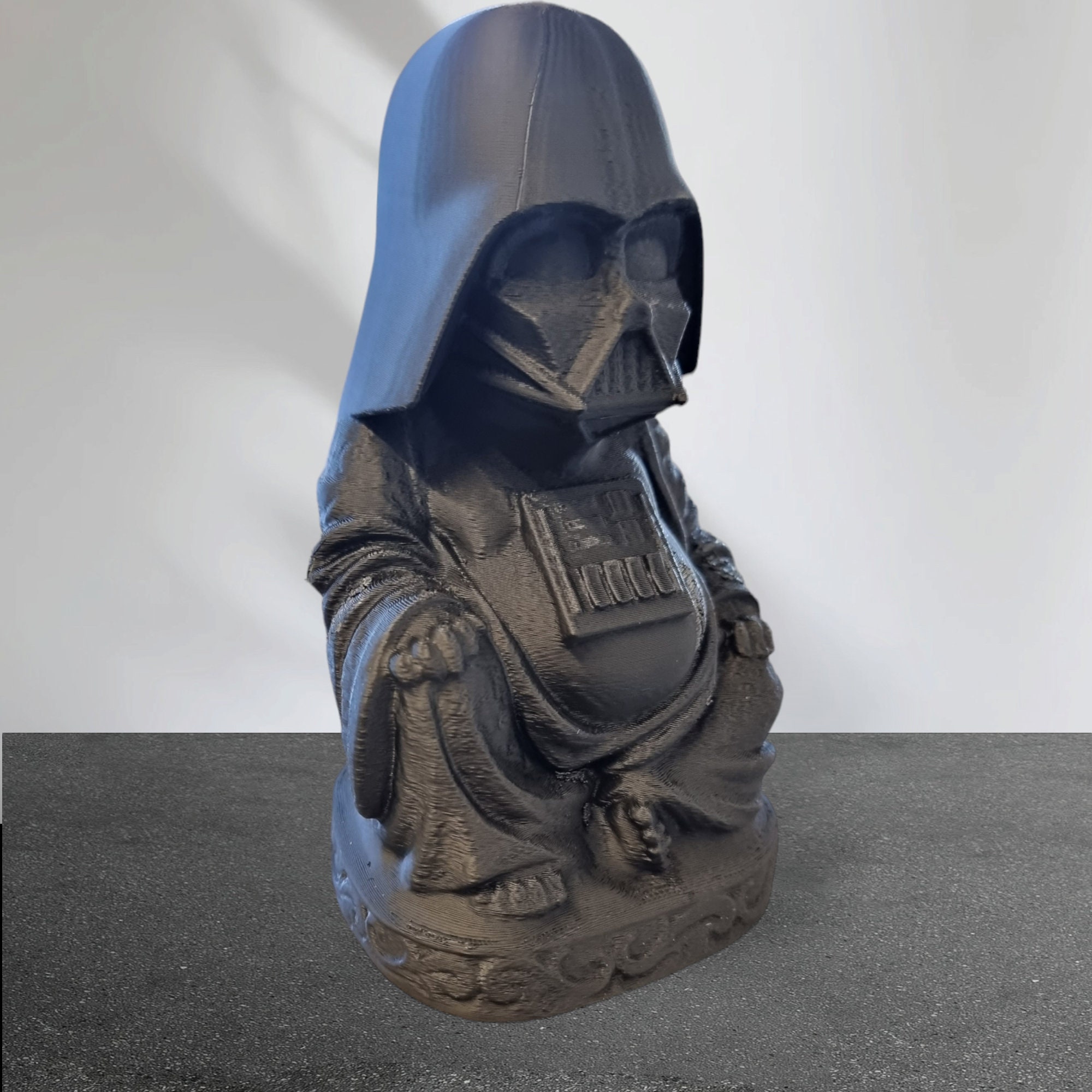 Mini Darth Vader Buddha Statue 3D Printed Home Decor Sculpture for Sci ...