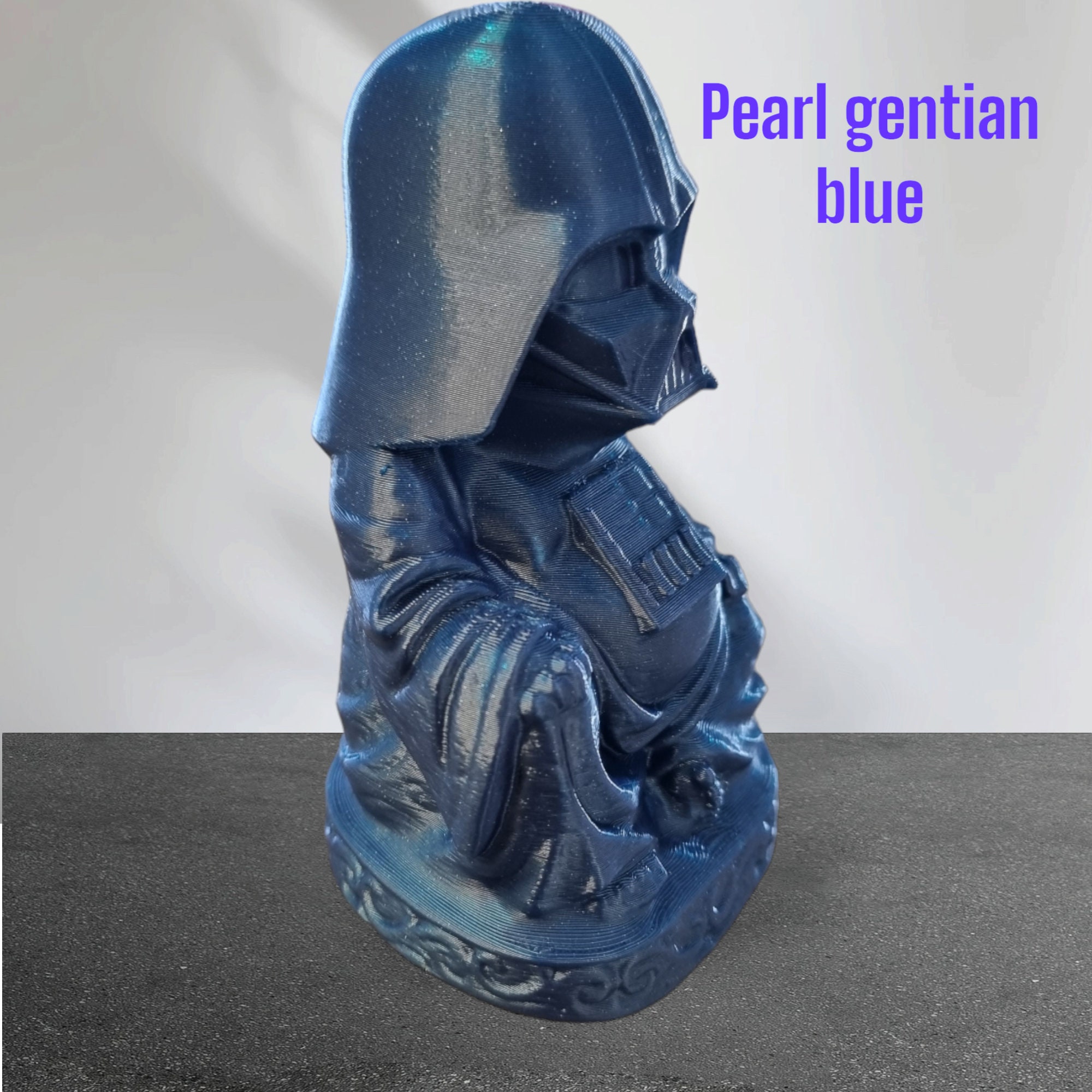 Mini Darth Vader Buddha Statue 3D Printed Home Decor Sculpture for Sci ...