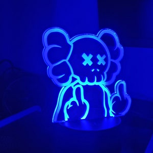 KAWS RGB LED Sign - Etsy