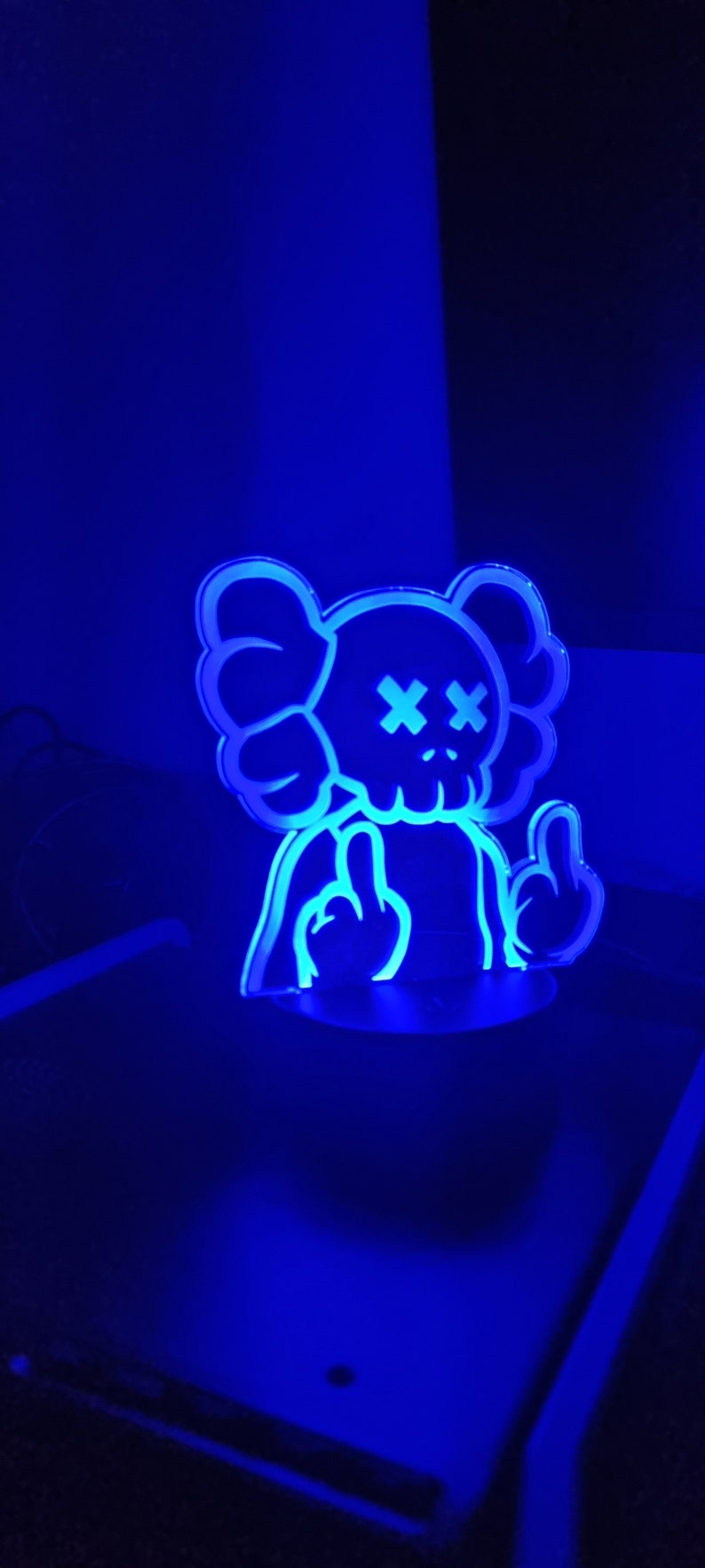 KAWS RGB LED Sign - Etsy