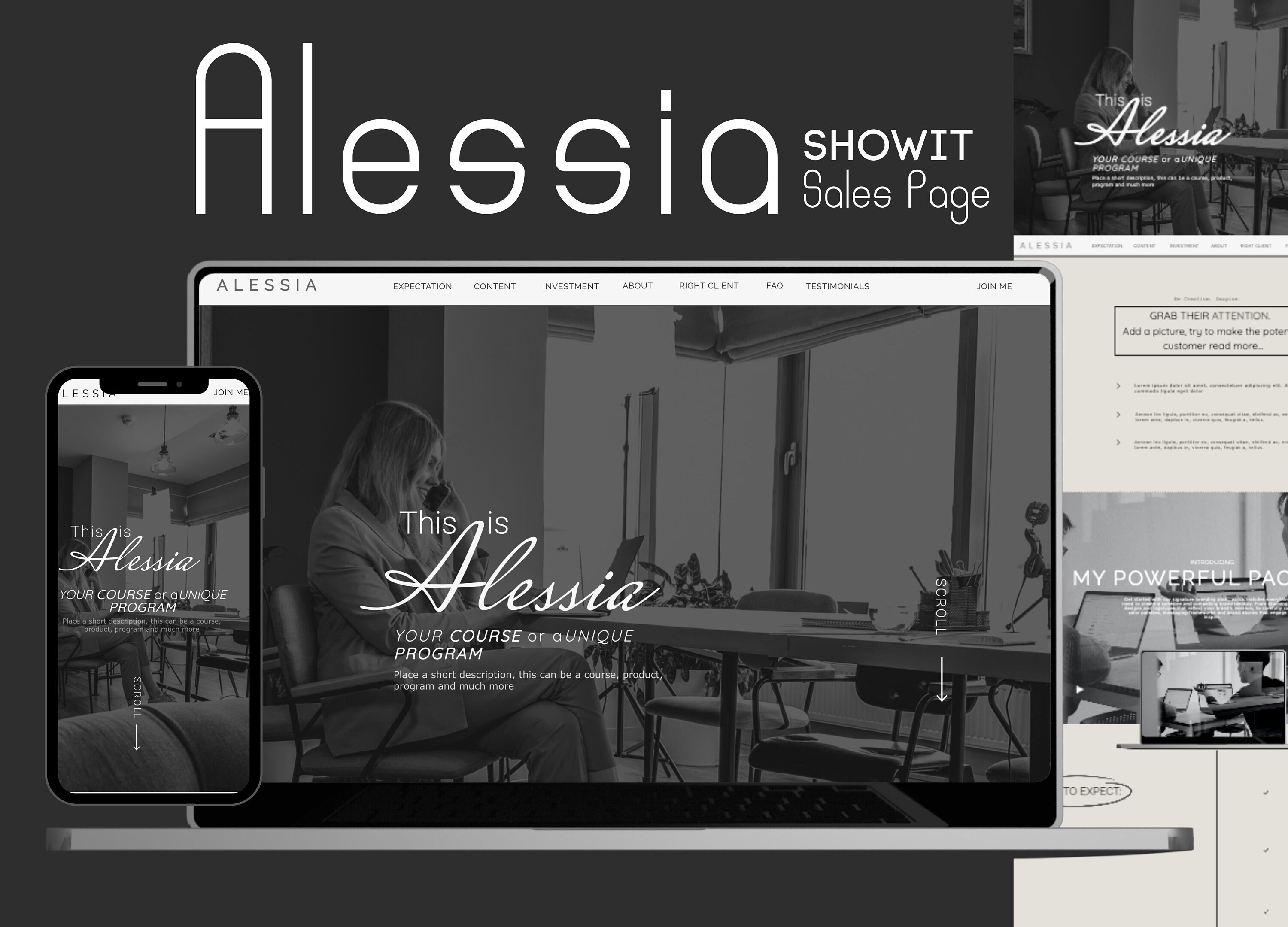 Showit Website Template Modern Design Customizable Showit Website ... Showit Website Template Modern Design Customizable Showit Website ...